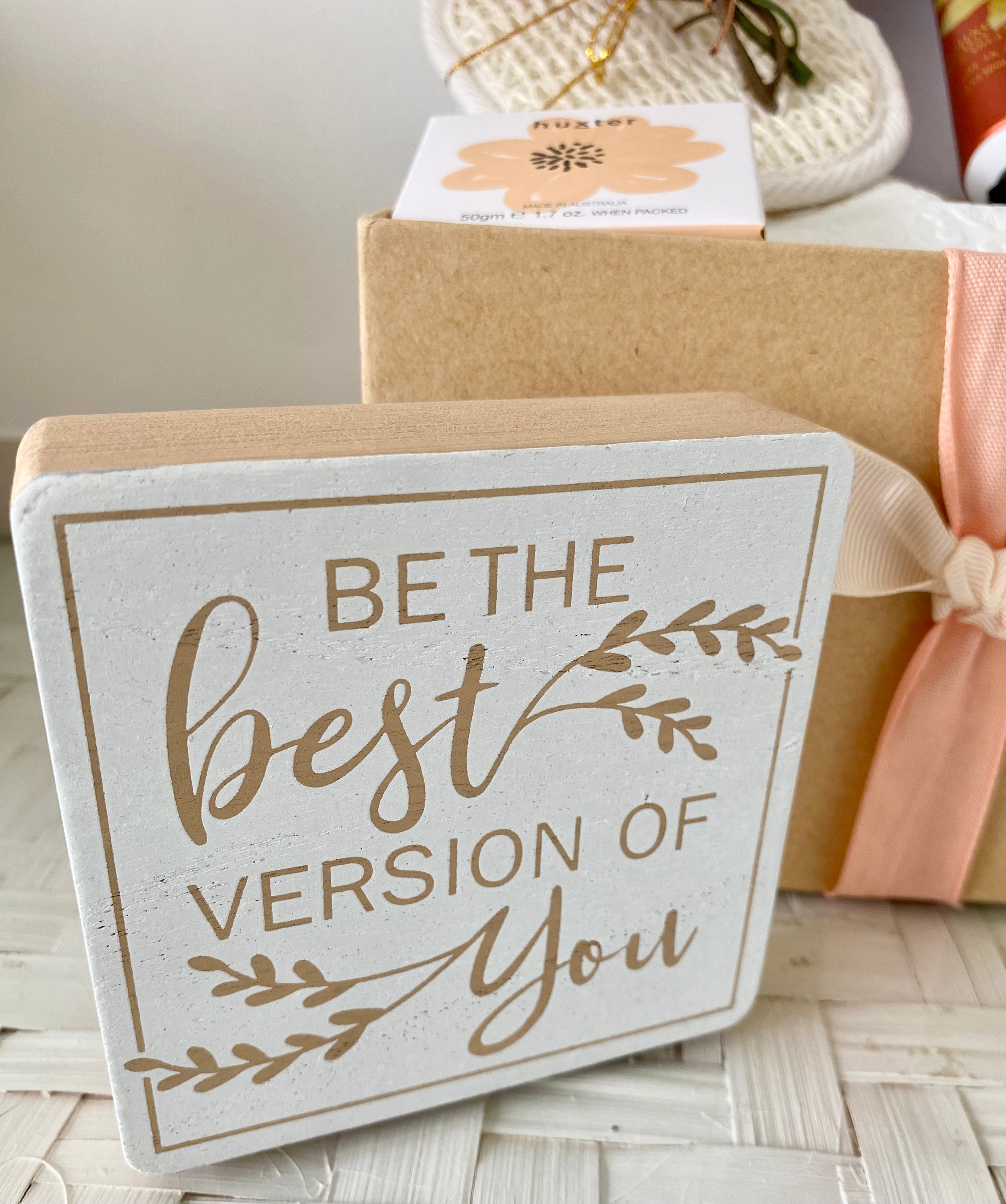 Quotation Inspirational Block "Be The Best Version Of You Add On ...